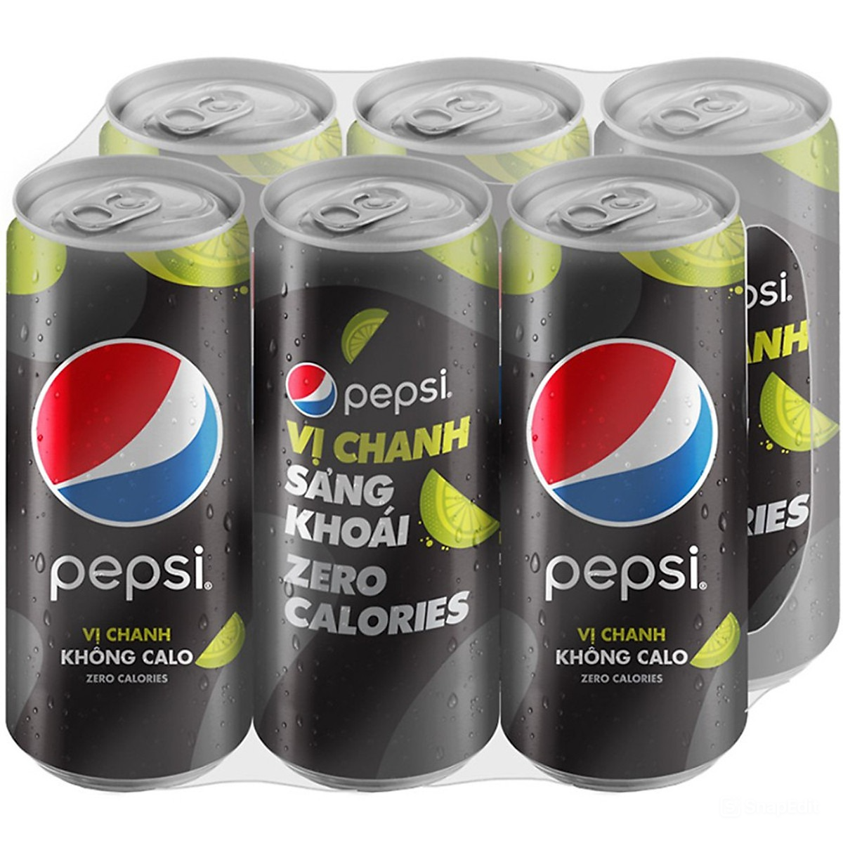 Pepsi không đường vị chanh 320ml x 6 – VMD Foods