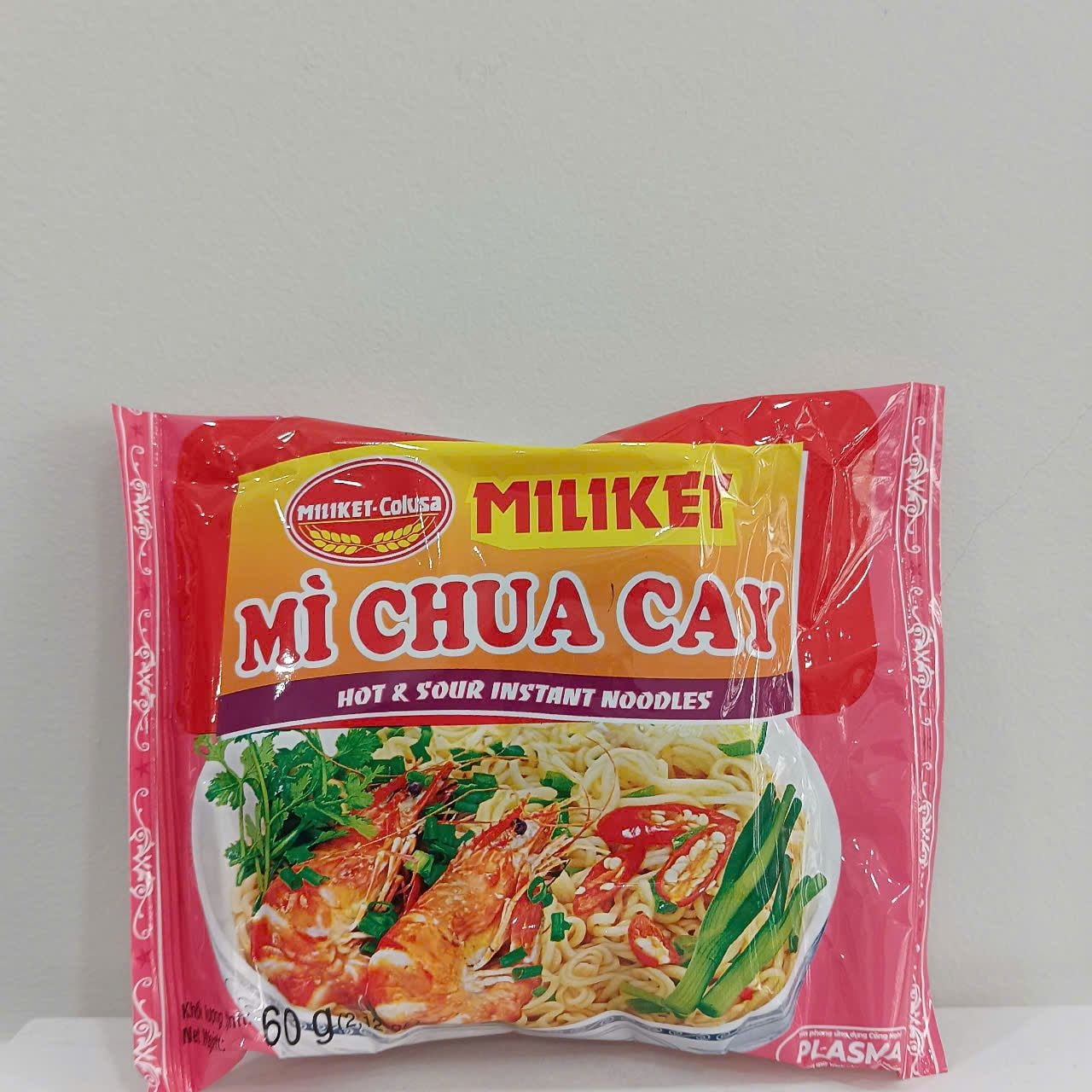 Mì chua cay 60g - MILIKET – VMD Foods