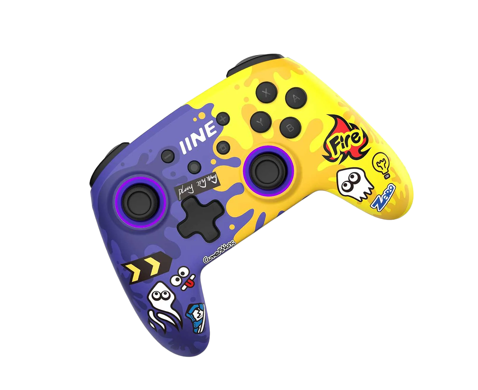 Tay cầm Nintendo Switch Pro Controller IINE Splatoon 3– hoangyengame