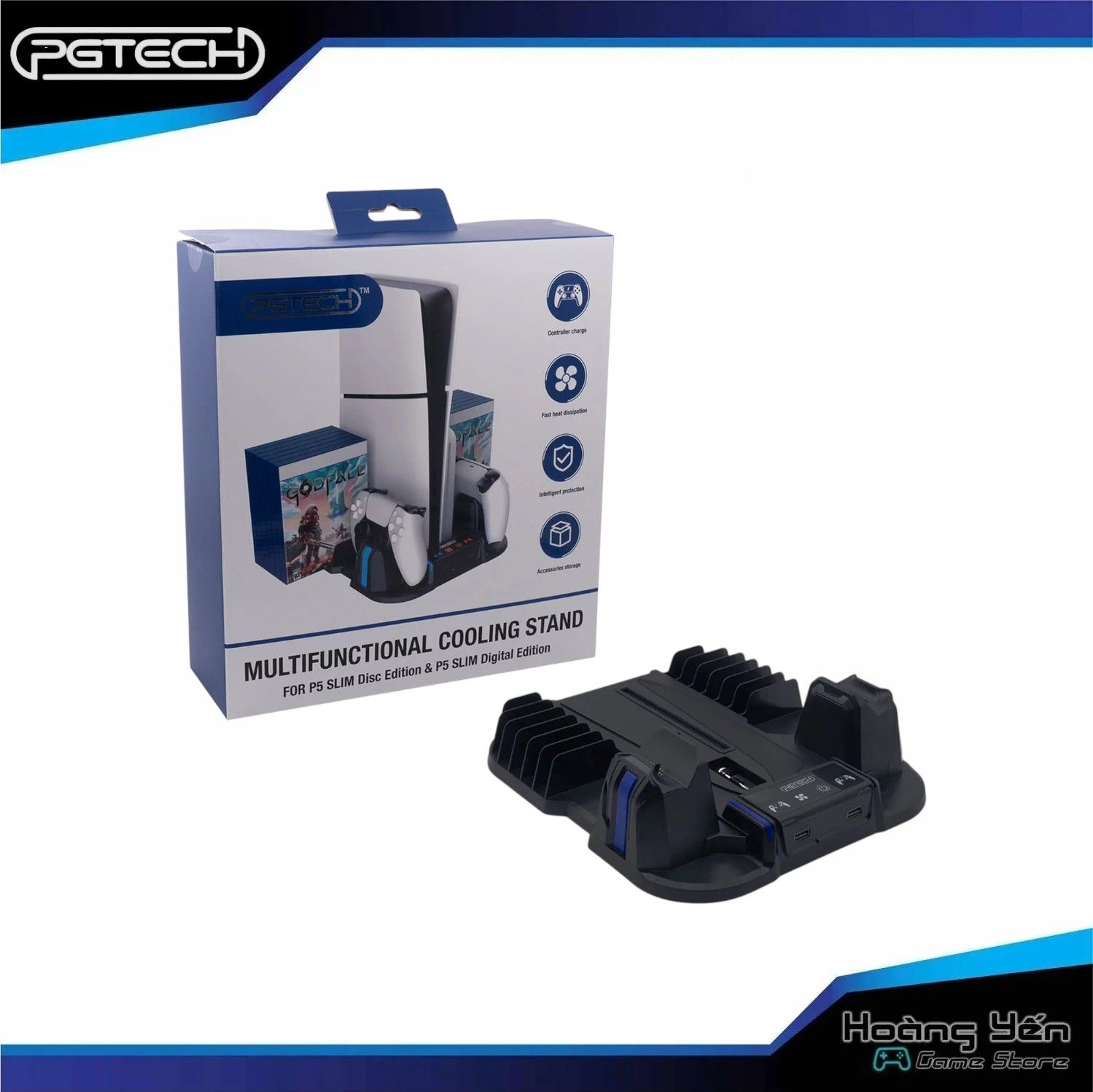 Đế Tản Nhiệt Ps5 Slim PGtech– hoangyengame