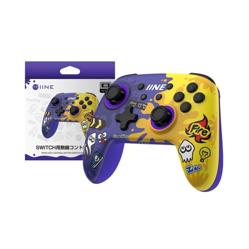 Tay cầm Nintendo Switch Pro Controller IINE Splatoon 3– hoangyengame