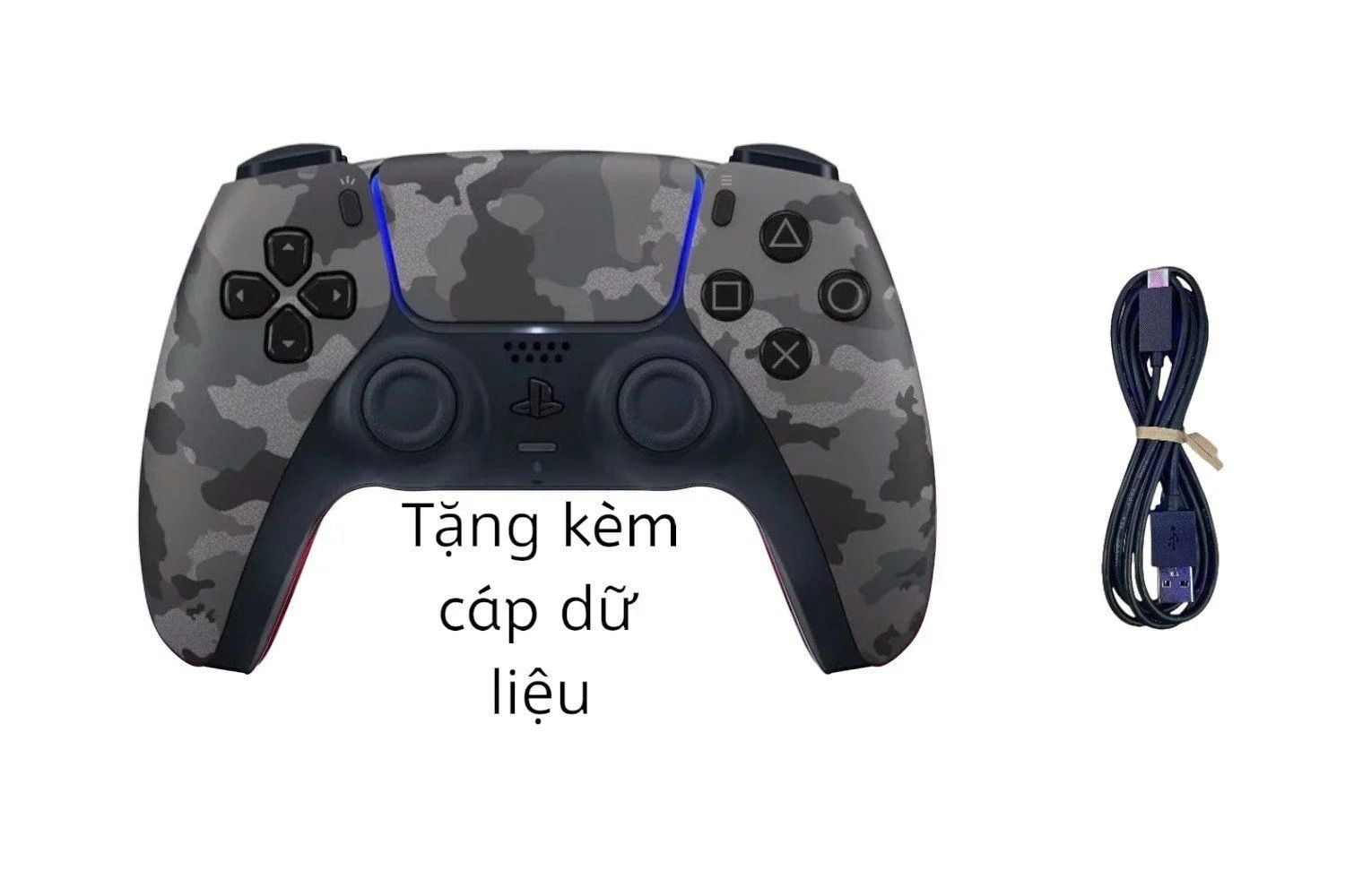 Tay Cầm Ps5 Camouflage Gray Chính Hãng Sony Hàng Xách Tay– hoangyengame