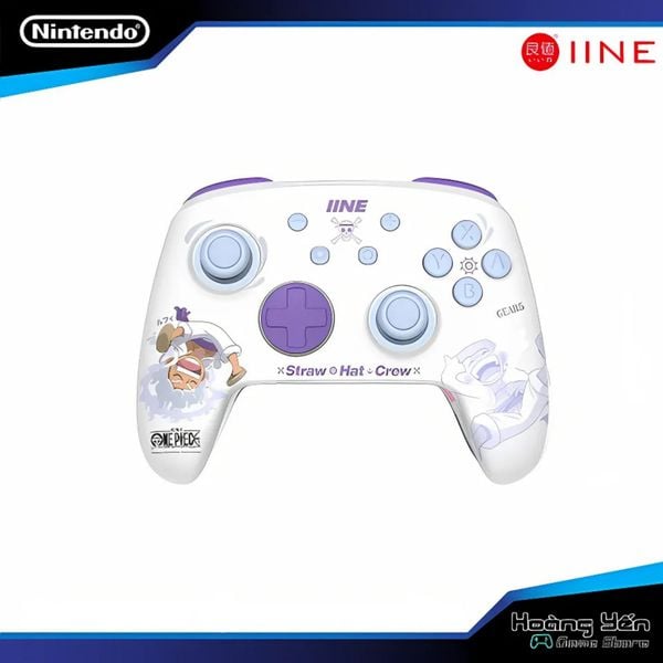 Tay cầm Nintendo Switch Pro Controller IINE Cartoon One Piece Trắng Tí ...
