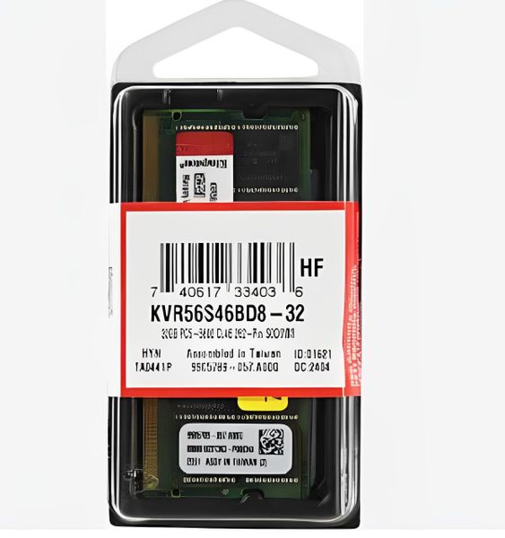 Ram Kingston 32GB 5600MT/s DDR5 Non-ECC CL46 SODIMM 2Rx8 – VYAN