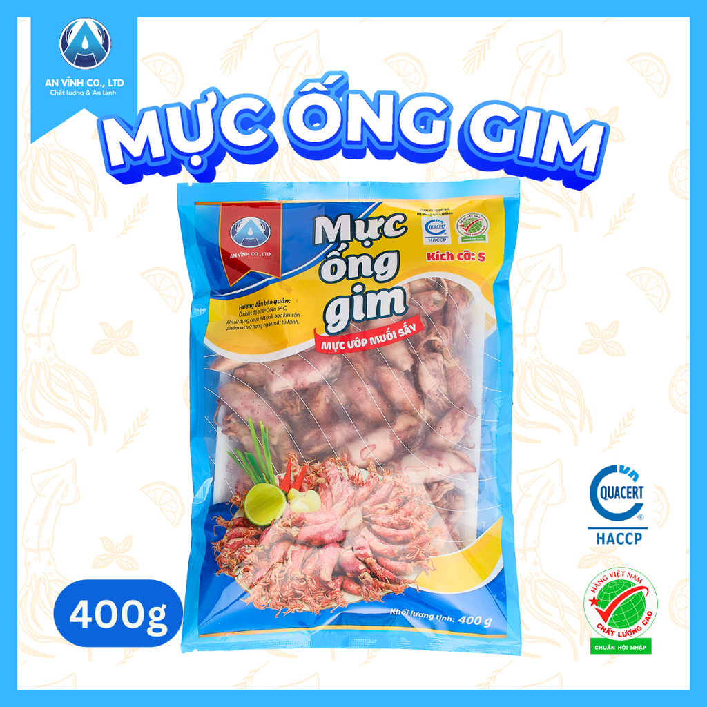 MỰC ỐNG GIM 400g