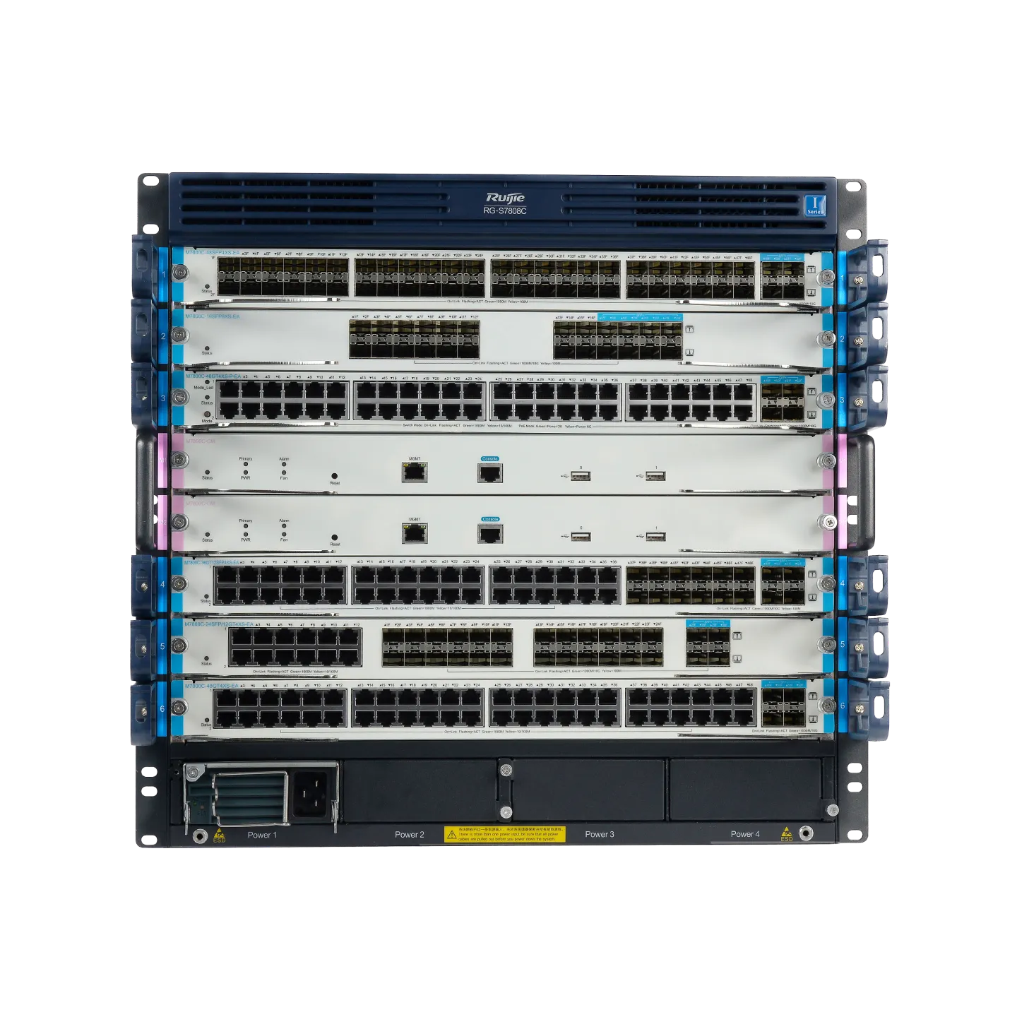 RG-S7808C 10 RU Modular Campus Core Switch