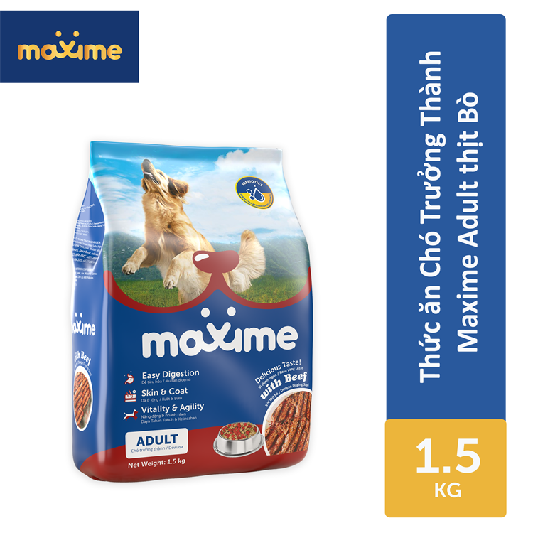 Maxime Adult With Beef 1.5kgx8 (Túi) – Leaptrading