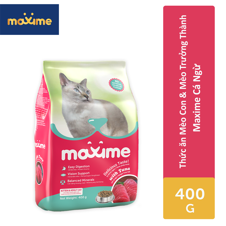 Maxime Kitten & Adult Cat with Tuna 400gx30 (Túi) – Leaptrading