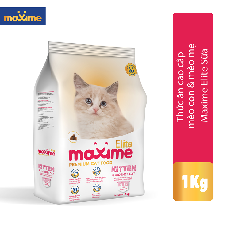 Maxime Elite Kitten & Mother Cat 1kg *10 (Túi) – Leaptrading