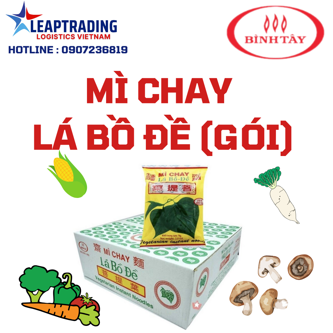 Mì chay lá bồ đề (Thùng 30 gói) – Leaptrading