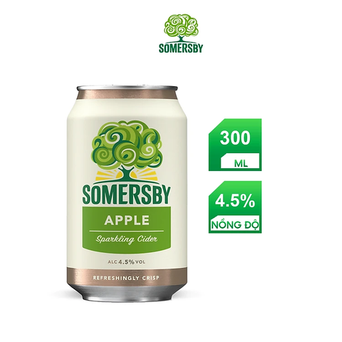 Nước trái cây lên men Somersby Apple 12x330ml (Lon) – Leaptrading