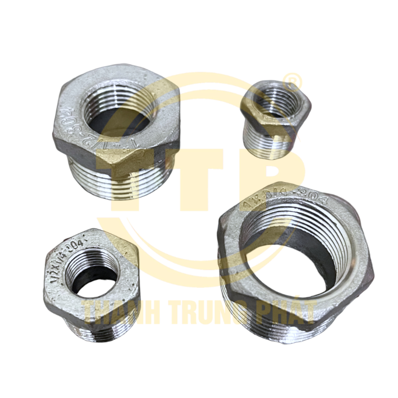 Cà rá inox 304 - Nối inox ren trong ren ngoài – Siêu Thị Ống Dẫn công ...