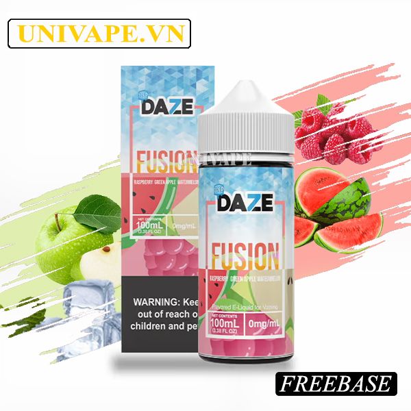 7 Daze Juice Mâm Xôi Dưa Hấu Táo Xanh Freebase