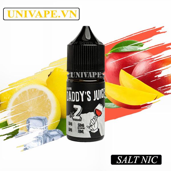 Daddy's Juice No2 Xoài Chanh Lạnh Salt Nic