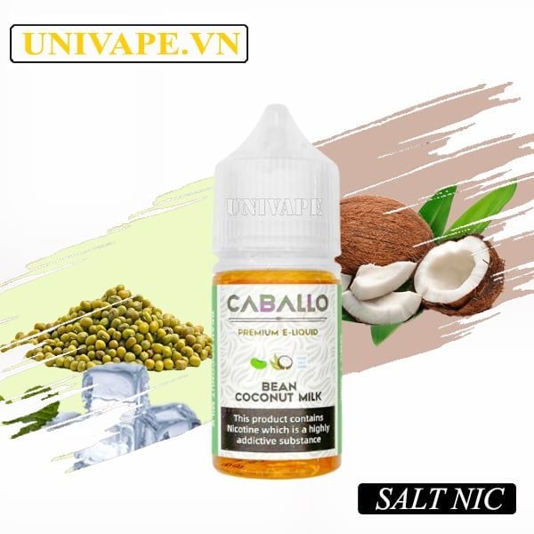 Caballo Juice Đậu Xanh Cốt Dừa Salt Nic