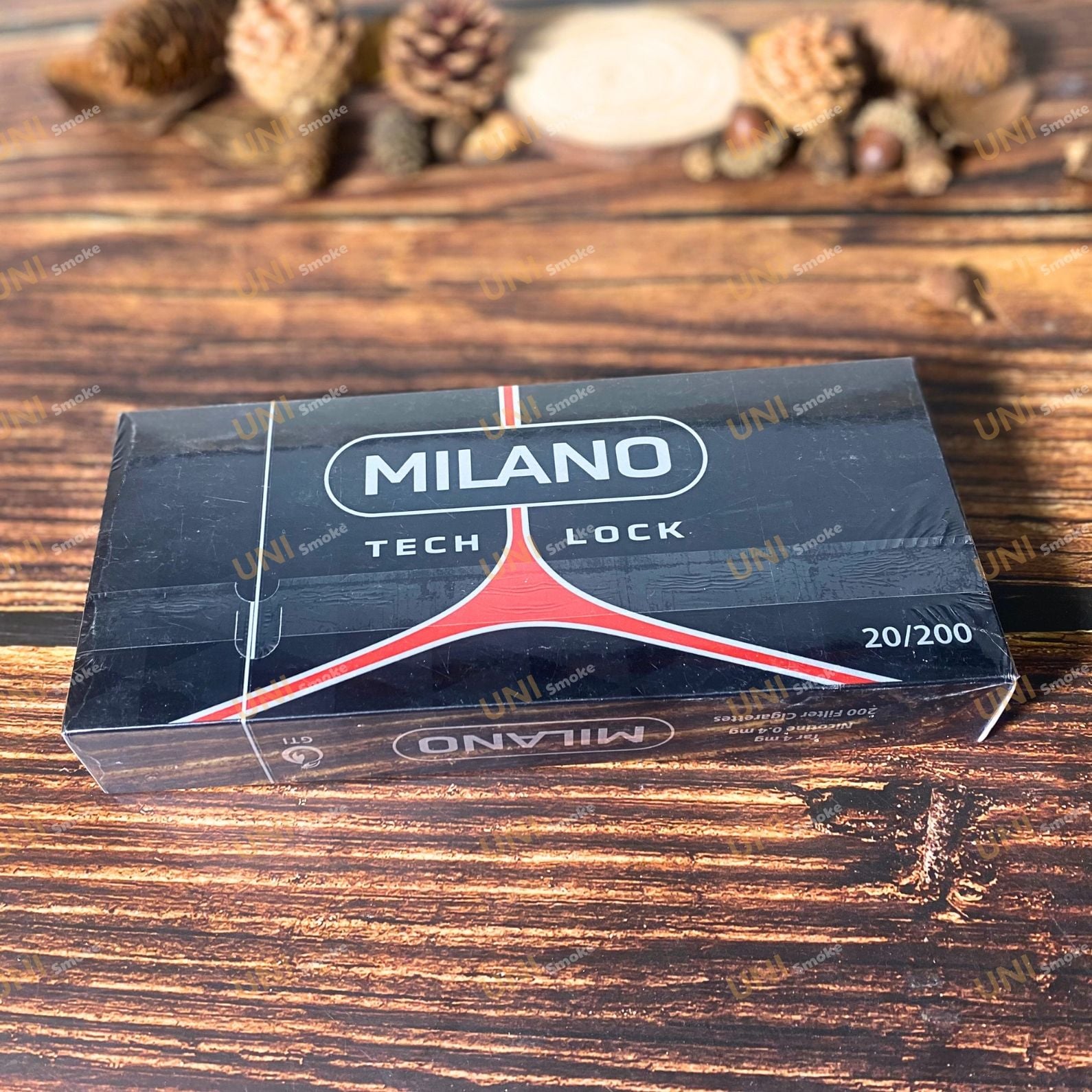 Milano Tech Lock Black Mộc Nhẹ (Milano Đen)