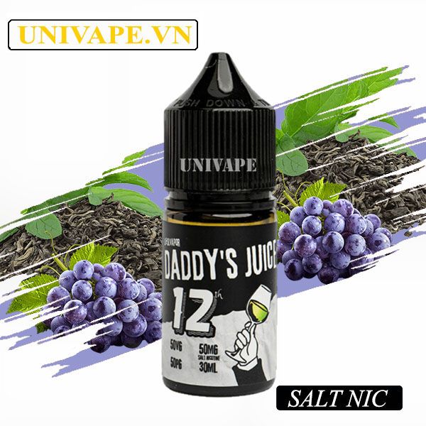 Daddy's Juice No12 Trà Ô Long Nho Salt Nic