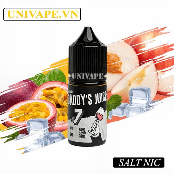 Daddy's Juice No7 Đào Chanh Leo Salt Nic