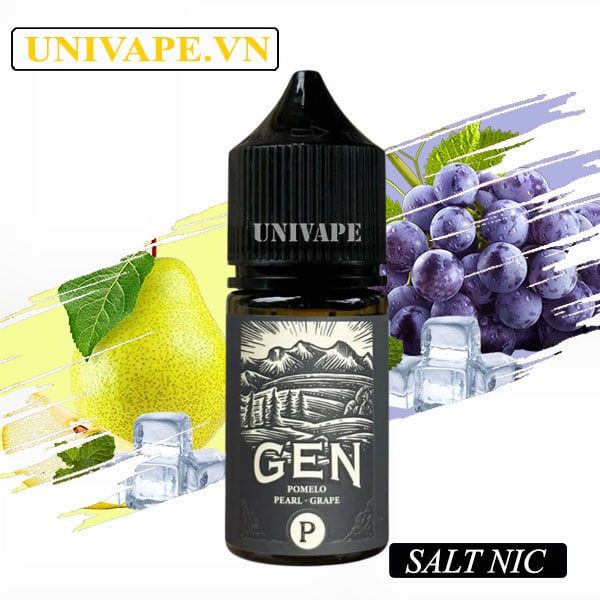 Gen Juice P Nho Lê Lạnh Salt Nic