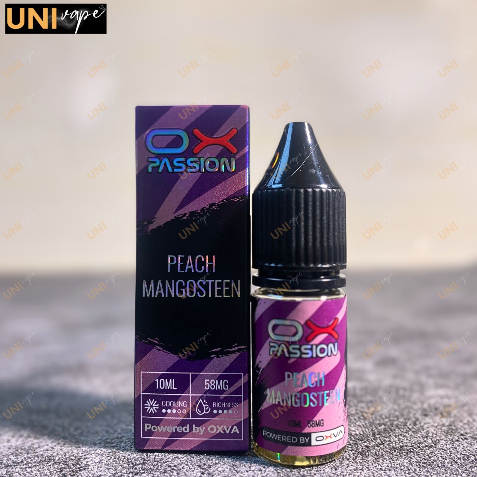 OXVA Passion Juice Đào Măng Cụt 10ml Salt Nic