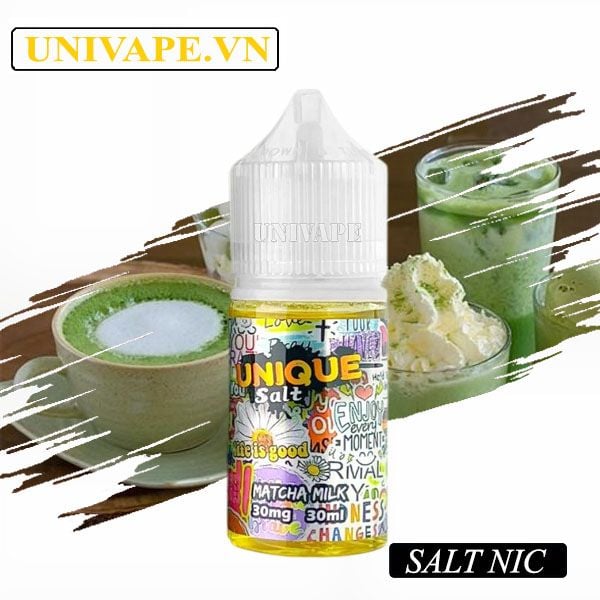 Unique Juice Trà Sữa Matcha Salt Nic