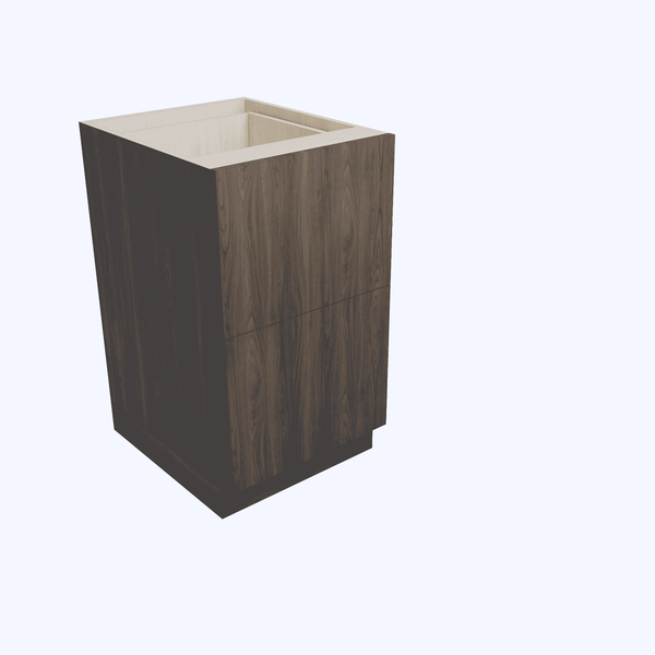 Flat Panel 2-Drawer Full-Overlay Base Cabinet – Easy Cabinet