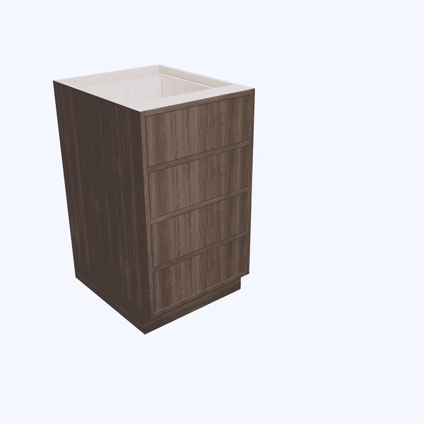 Flat Panel 4-Drawer Inset Base Cabinet – Easy Cabinet