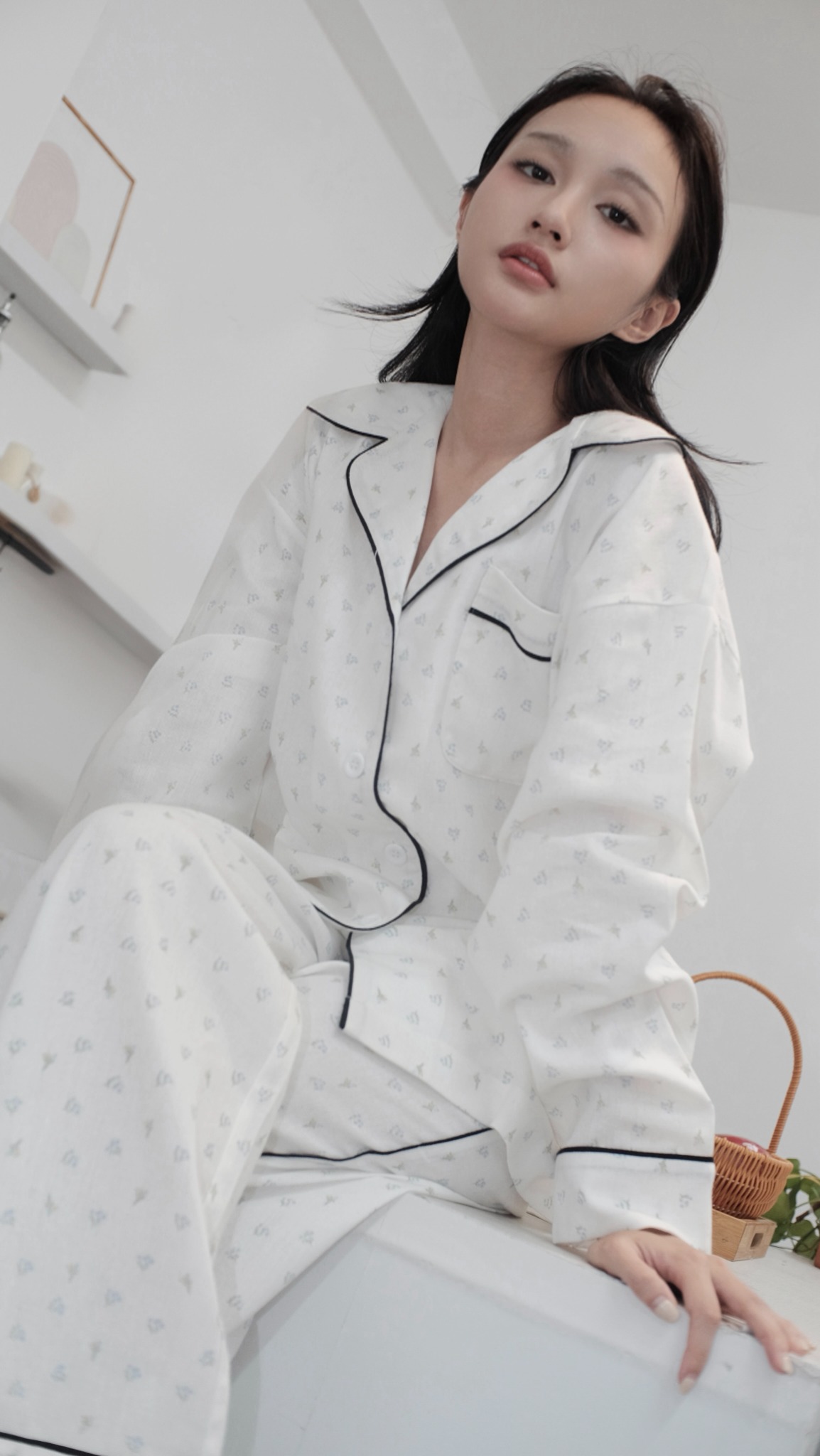 Cozy Heart Print Sleepwear Set – Toha clothing
