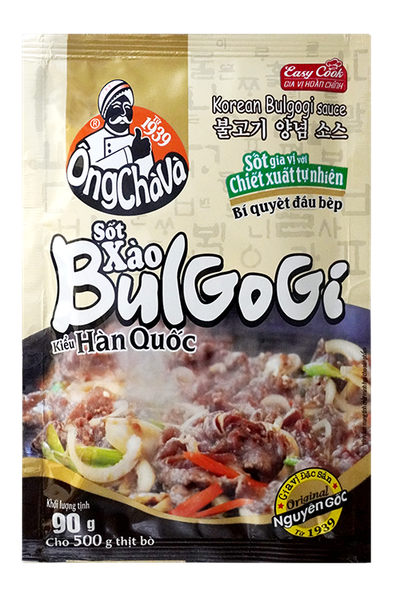 Sốt Xào Bulgogi Kiểu Hàn Quốc Ông Chà Và 90g – Ông Chà Và - Bí Quyết ...