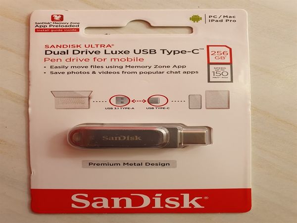 USB OTG 3.1 Sandisk Ultra Dual Drive Type-C DDC4 256GB Hoàng Phong ...