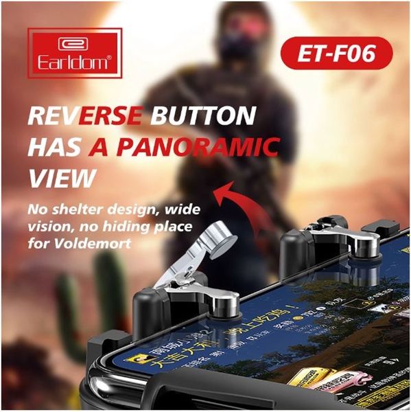 Tay cầm chơi game điện thoại có tản nhiệt Earldom F06 vi tính Hoàng ...