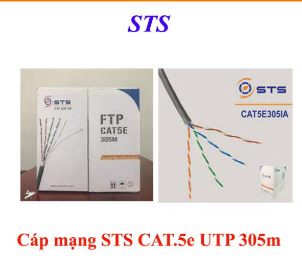 Cáp mạng UTP STS 5e ( mét ) vi tính Hoàng Phong - Máy Tính, Máy In, Mực ...