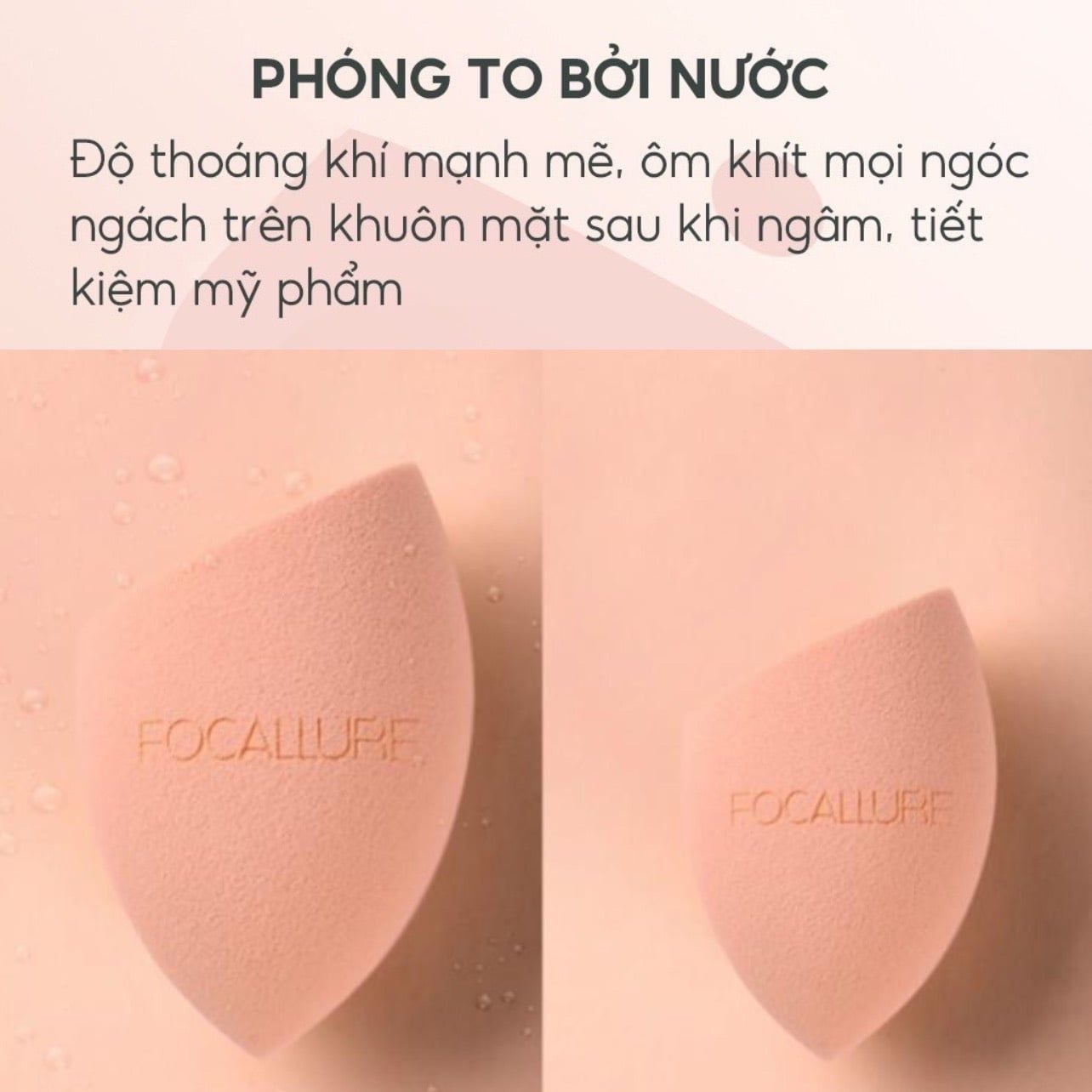 Q1 - Mút tán nền Focallure 05 – Trang Thu