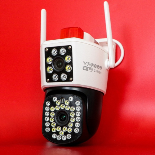 Camera Yoosee 2 Mắt Xoay 360 Độ Quan Sát Ngoài Trời Và Trong Nhà Có Đè