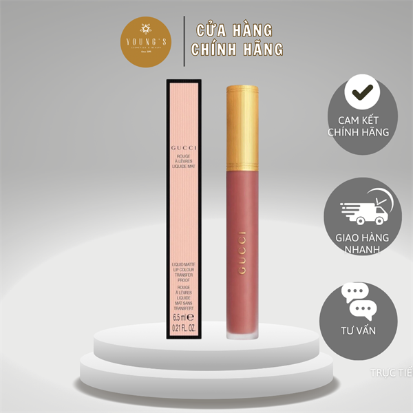 Son Kem Lì Gucci Rouge Liquid Matte – 208 They Met In Argentina Hồng ...