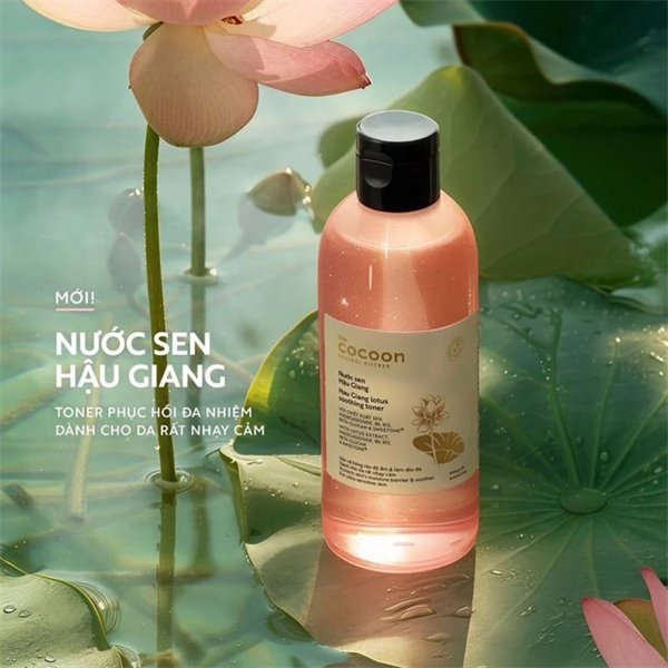 Toner The Cocoon Original Nước Sen Hậu Giang Lotus Soothing Dịu Lành ...