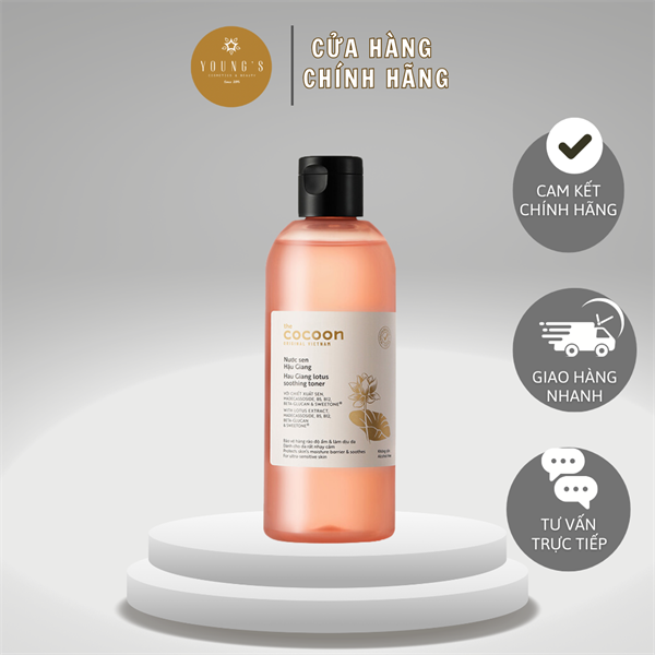 Toner The Cocoon Original Nước Sen Hậu Giang Lotus Soothing Dịu Lành ...