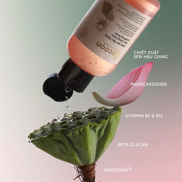 Toner The Cocoon Original Nước Sen Hậu Giang Lotus Soothing Dịu Lành ...