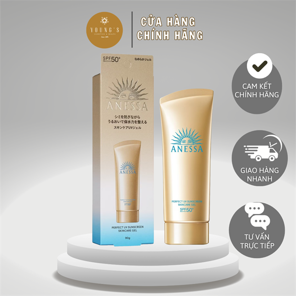 Gel Chống Nắng Anessa Perfect Sunscreen Skincare UV SPF50+ PA++++ Dưỡng Ẩm, Chống Oxy Hoá, Chống ...