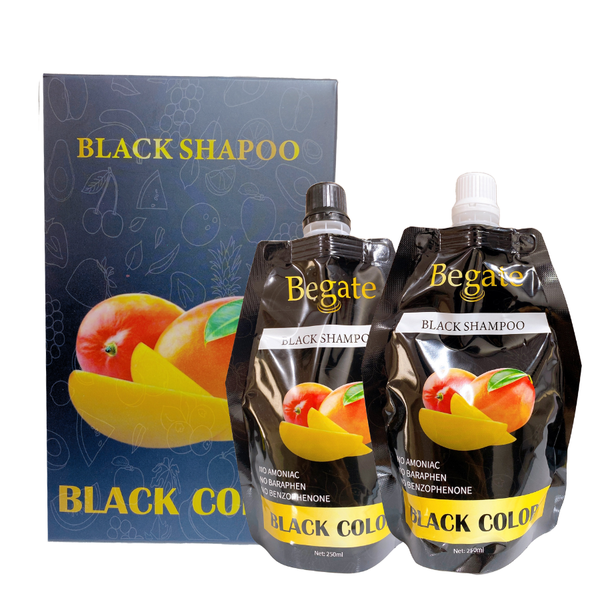 Dầu gội đen phủ bạc thảo dược Begate – BEGATE