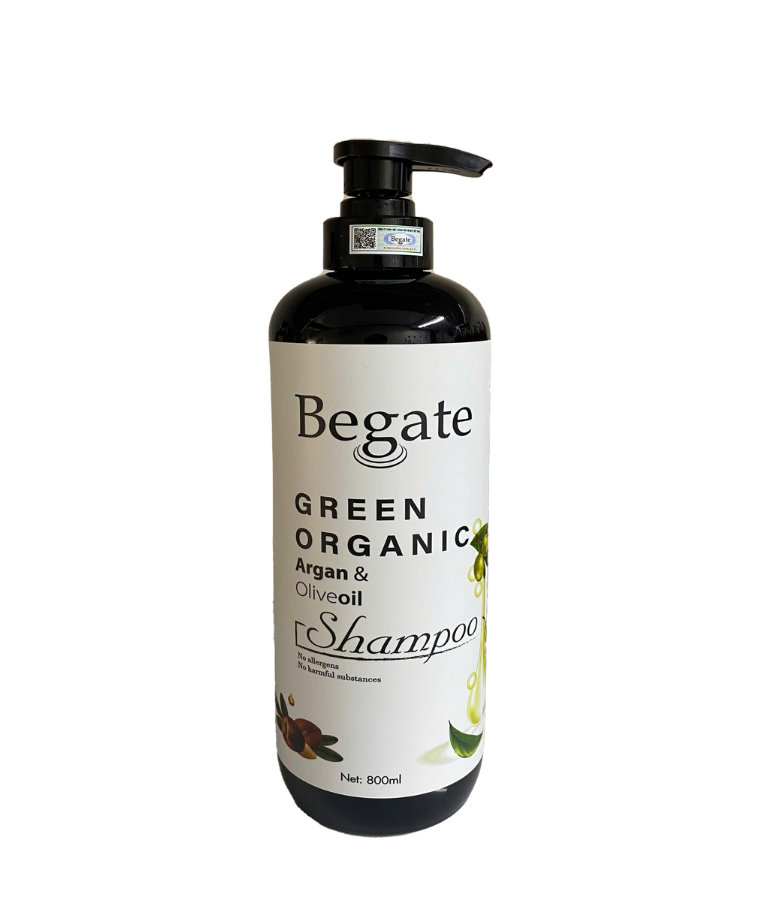 Dầu cặp (gội - xả) Organic Begate 800ml – BEGATE