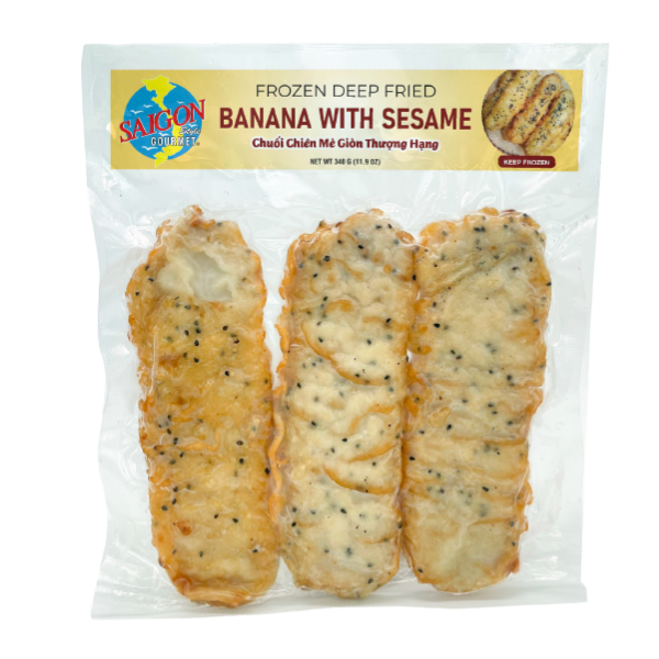 Chuối Chiên Mè Giòn Thượng Hạng - Frozen Deep Fried Banana with Sesame ...