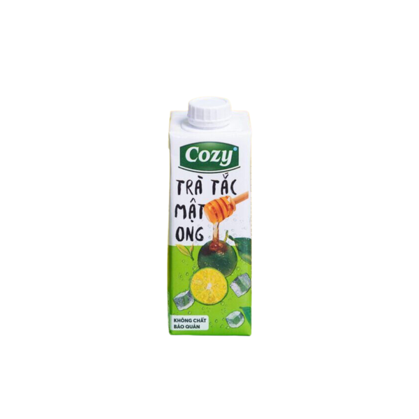 Cozy Trà tắc mật ong hộp 225ml – Lee's Coffee