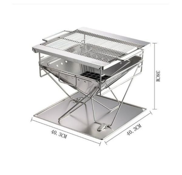 Bếp nướng Campingmoon MT-045 full inox 304 size lớn – HISPEED CAMPING