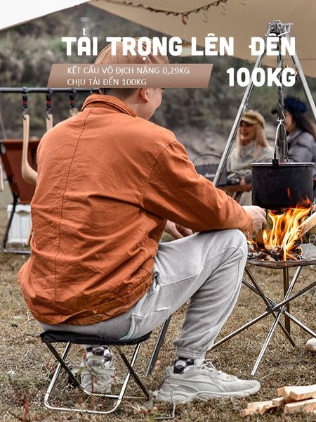 Ghế Câu mini Hộp bút Xếp gọn HISPEED Ghế Du lịch Cắm trại SIÊU gọn nhẹ ...