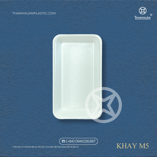Khay Thủy Sản Xốp M5 – Đựng Cá, Hải Sản, Rau Củ Tươi | Thanh Xuân
