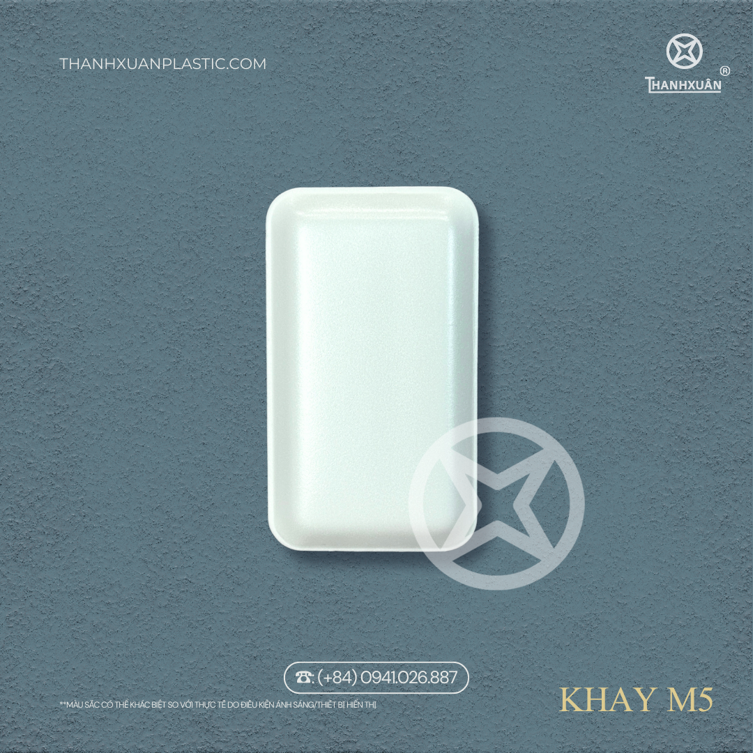 Khay Thủy Sản Xốp M5 – Đựng Cá, Hải Sản, Rau Củ Tươi | Thanh Xuân