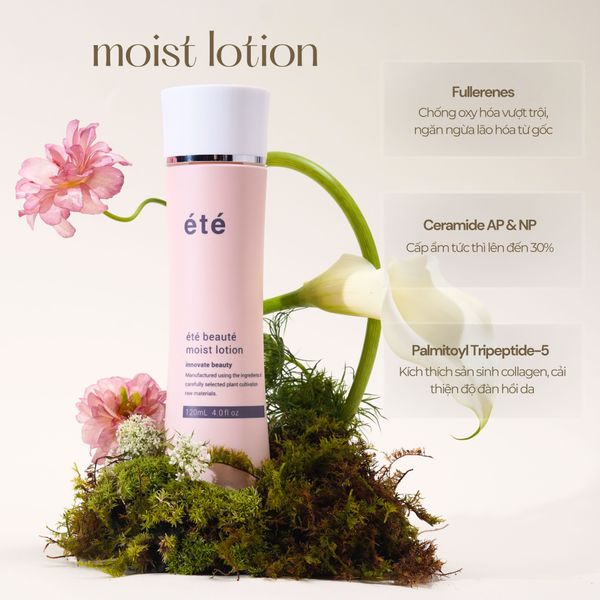Lotion dưỡng ẩm cho da mềm mịn, sáng khoẻ été beauté (120ml)