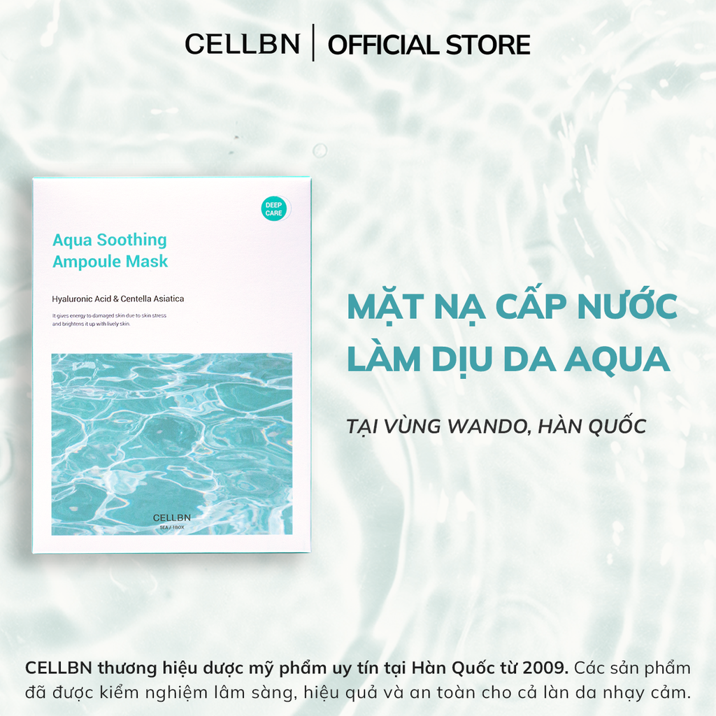 CELLBN AQUA SOOTHING AMPOULE MASK