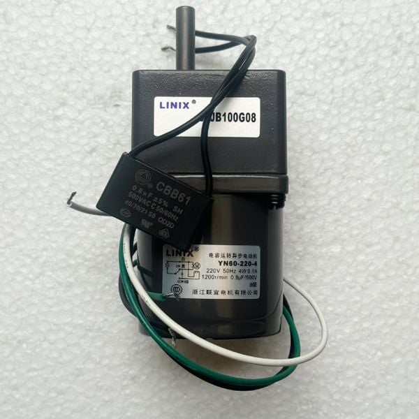 Motor Linix YN60-220-4 | Gearbox 60JB100G08 - iTex - CAD/CAM